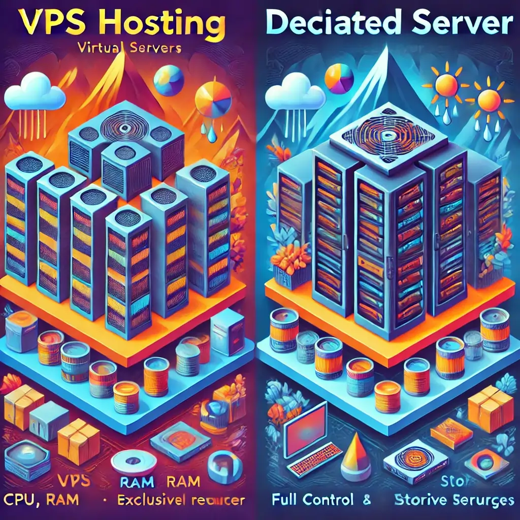 Difference Between Vps And Dedicated Server Innoda Solutions